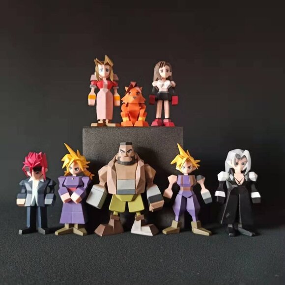 Square Enix | Other | Final Fantasy Vii Square Enix Kuji Mini Polygon ...